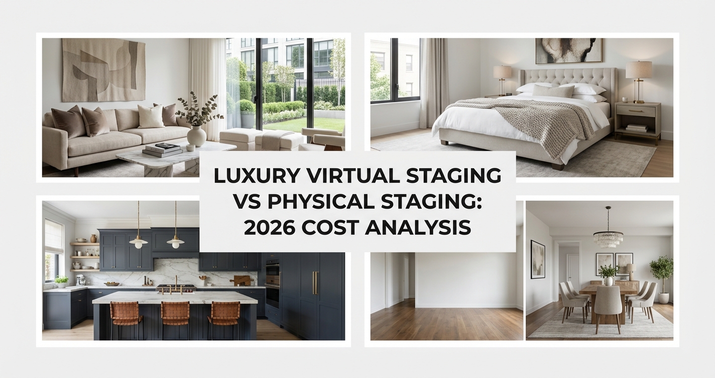 Virtual vs Physical Staging Costs 2026: Complete Analysis